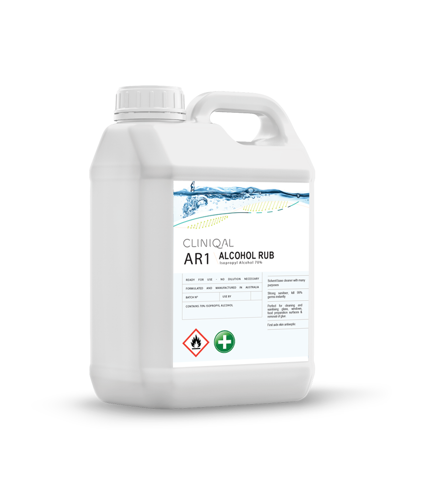 Alcohol Rub IPA 70% Disinfectant | Commercial Cleaning | WA Chemical ...